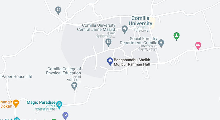 Comilla University | List of Halls